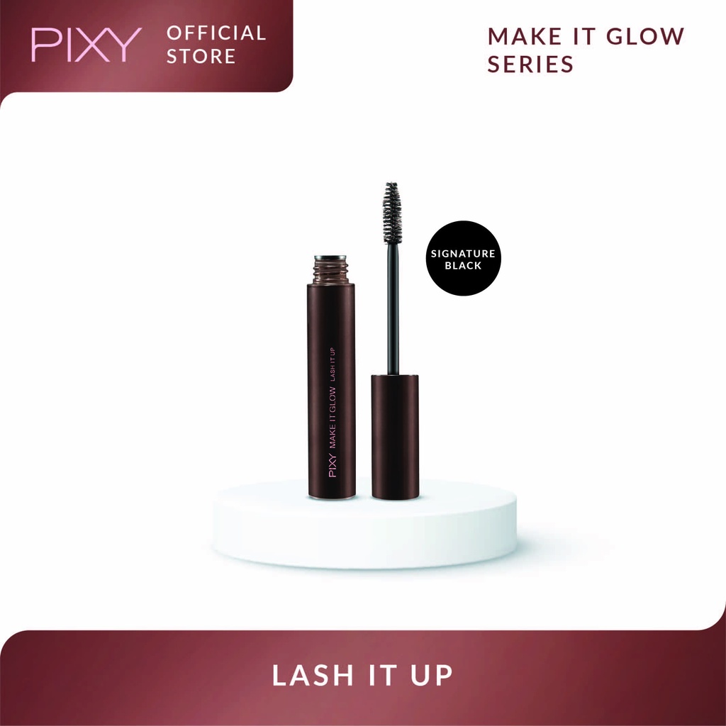 Jual PIXY Make It Glow Lash It Up Mascara 01 Signature Black | Shopee ...