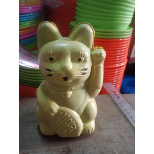 Jual celengan plastik kucing besar | Shopee Indonesia