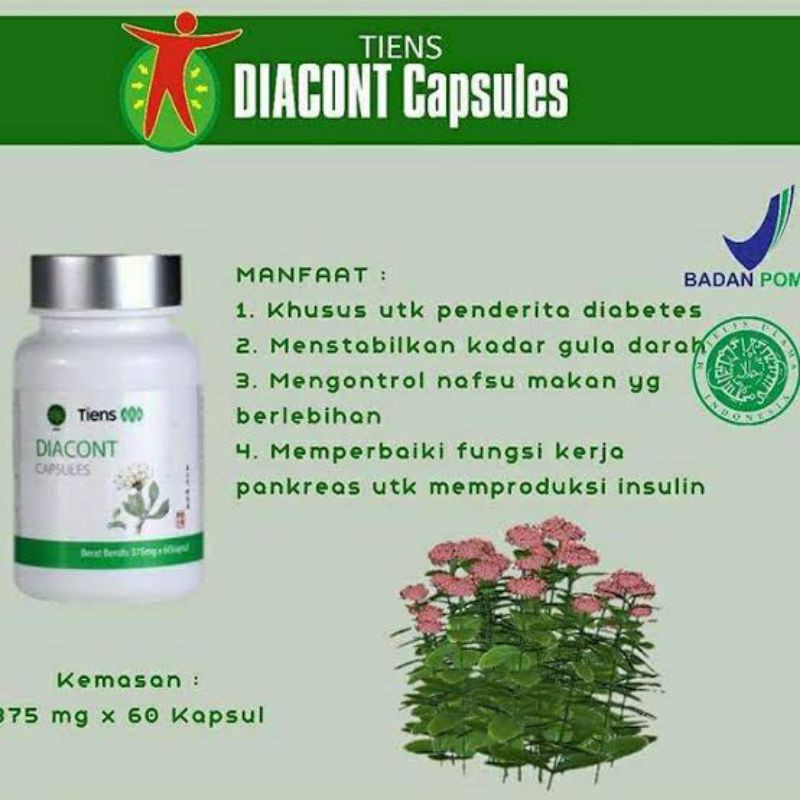 Jual DIACONT ( Diabetes Control ) Khusus Untuk Penderita Diabetes ...