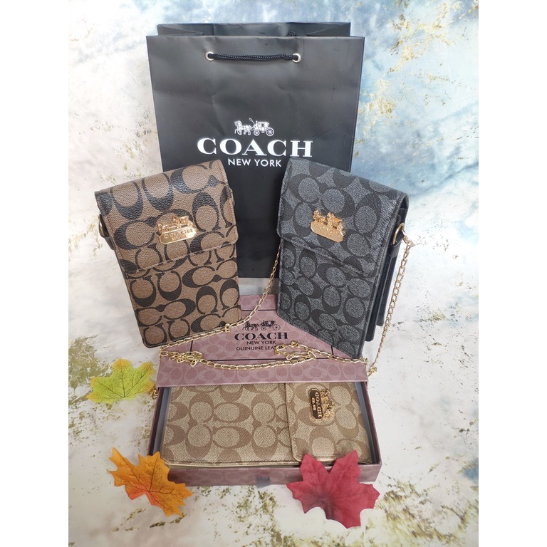 Jual TAS HP COACH IMPORT /TAS SELEMPANG MINI KAMERA COACH BOX | Shopee ...