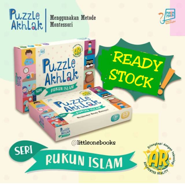 Jual Littleonebooks Puzzle Akhlak Rukun Islam / puzzle akhlak maen main ...