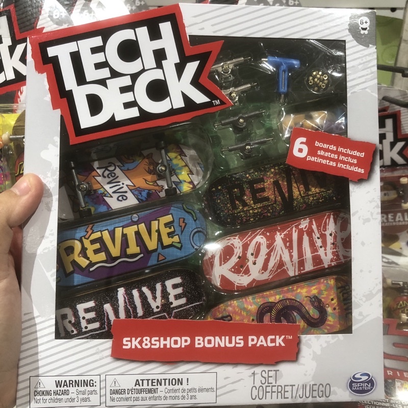 Jual Tech Deck SK8shop Bonus Pack 6 Boards (3 Variasi) | Shopee Indonesia