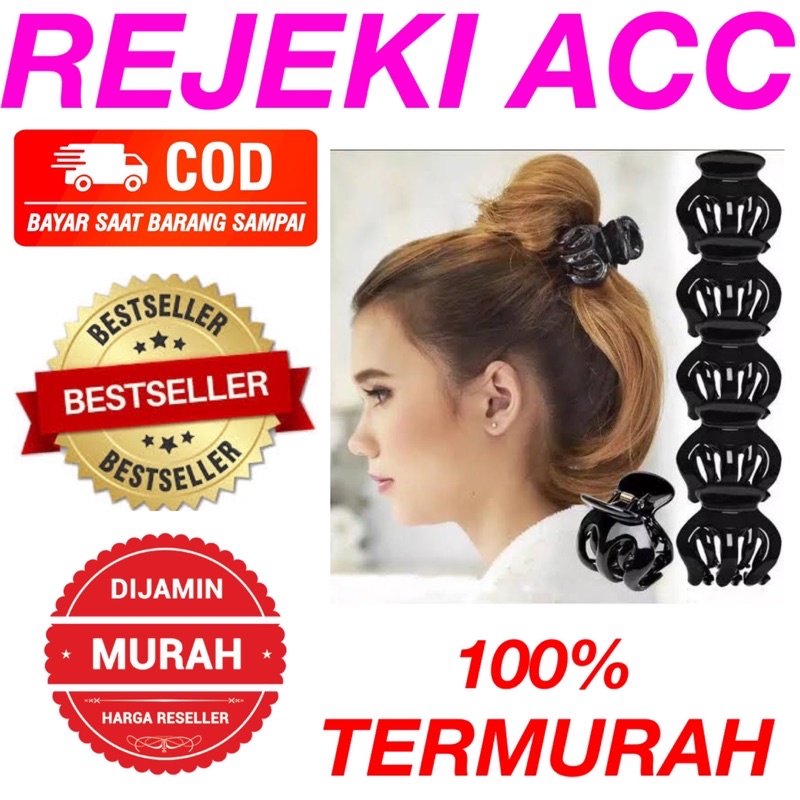 Jual JEDAI JEPITAN RAMBUT / JEPIT RAMBUT 5CM TEBAL / JEPITAN BADAI 3 ...