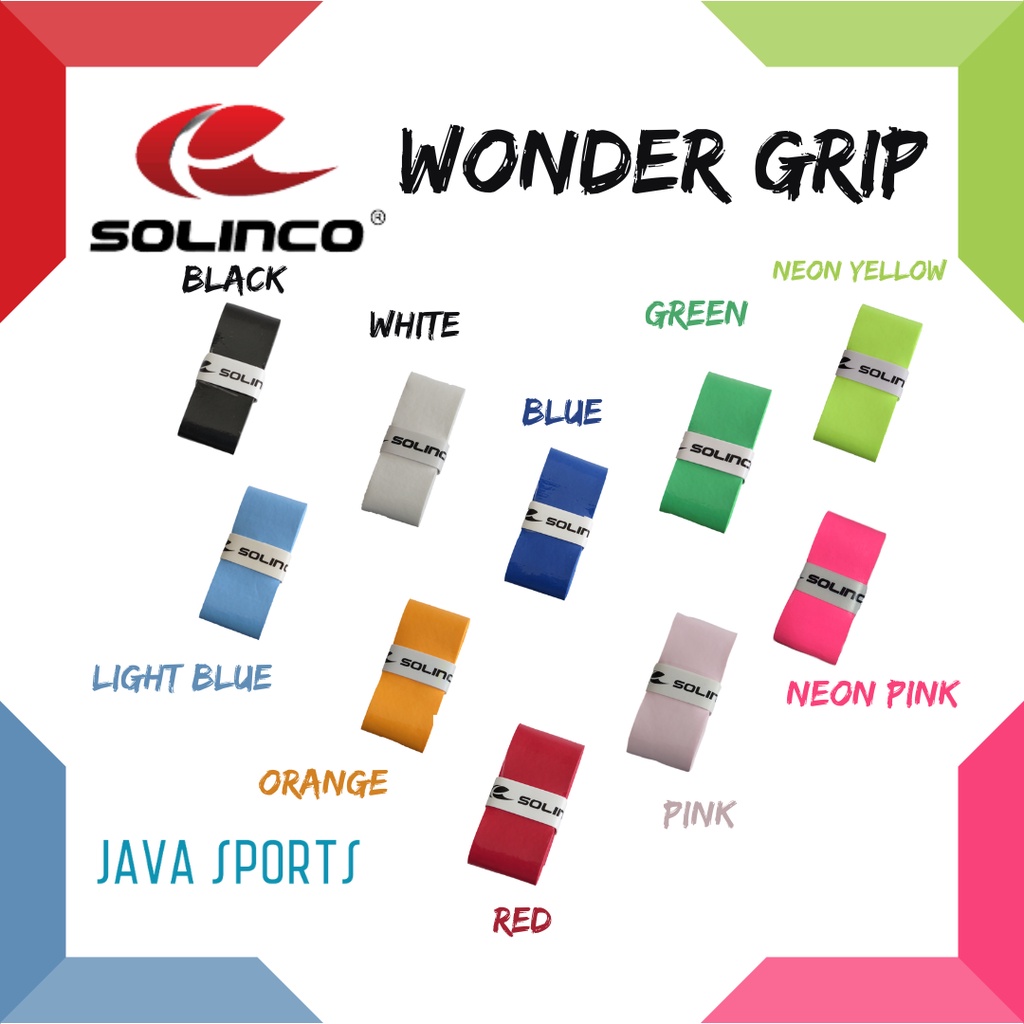 Jual Overgrip Tenis Solinco Wonder Grip | Tacky & Soft | Shopee Indonesia