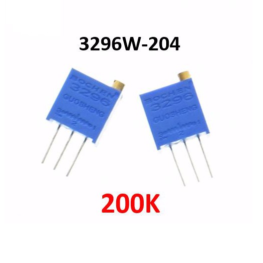 Jual VR 3296 200K Ohm 204 Potensiometer Multiturn Variable Resistor ...