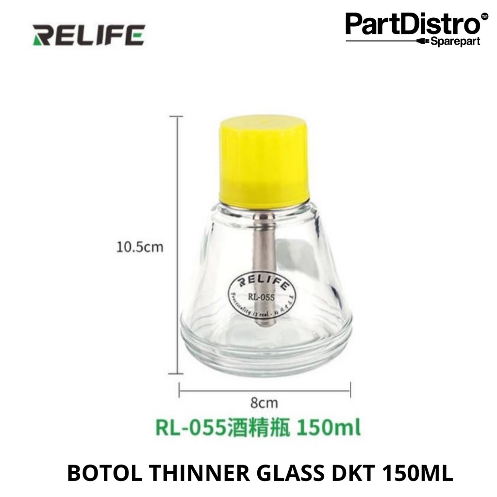 Jual BOTOL THINNER GLASS RELIFE RL-055 150ML | Shopee Indonesia