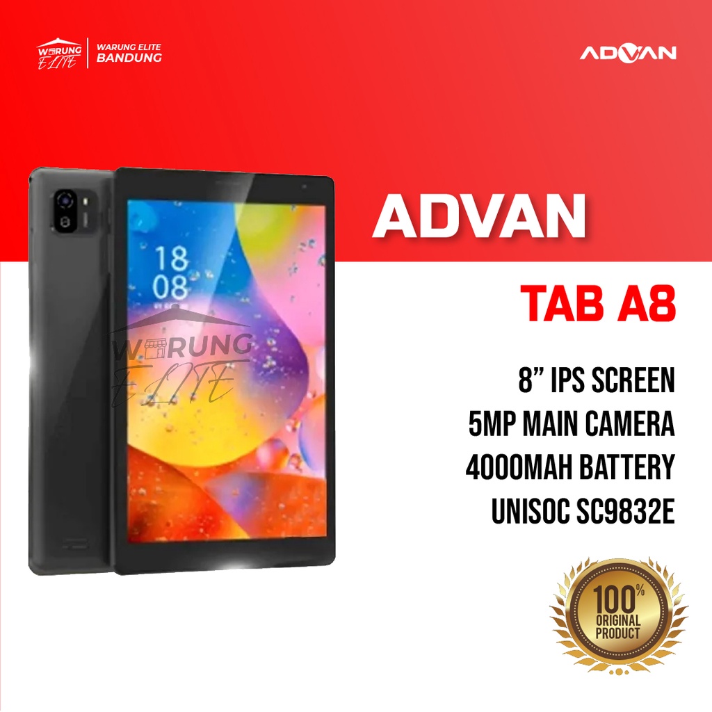 Jual Advan Tab A8 3 32GB 3/32GB Garansi Resmi | Shopee Indonesia