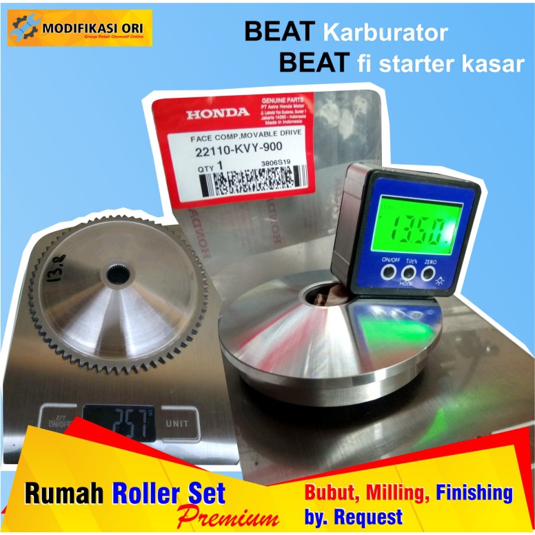 PULLEY BEAT RUMAH ROLLER BEAT Karburator BEAT Fi Starter Kasar Original ...