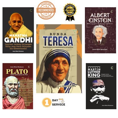 Jual BUKU TOKOH - PLATO - ALBERT EINSTEIN - MARTIN LUTHER KING - BUNDA ...