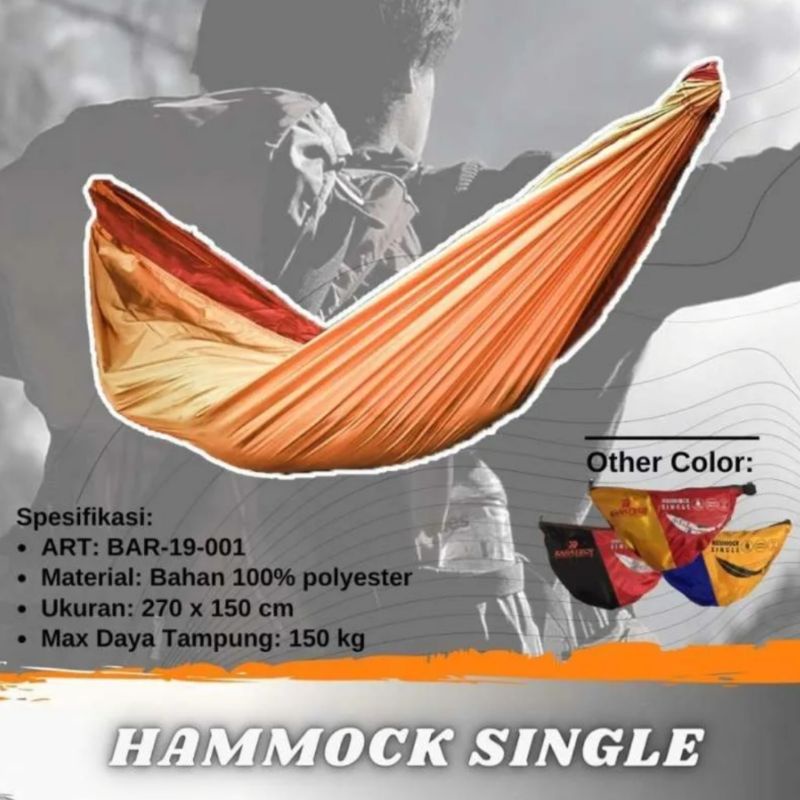 Jual Hammock Single Baratech Original | Shopee Indonesia