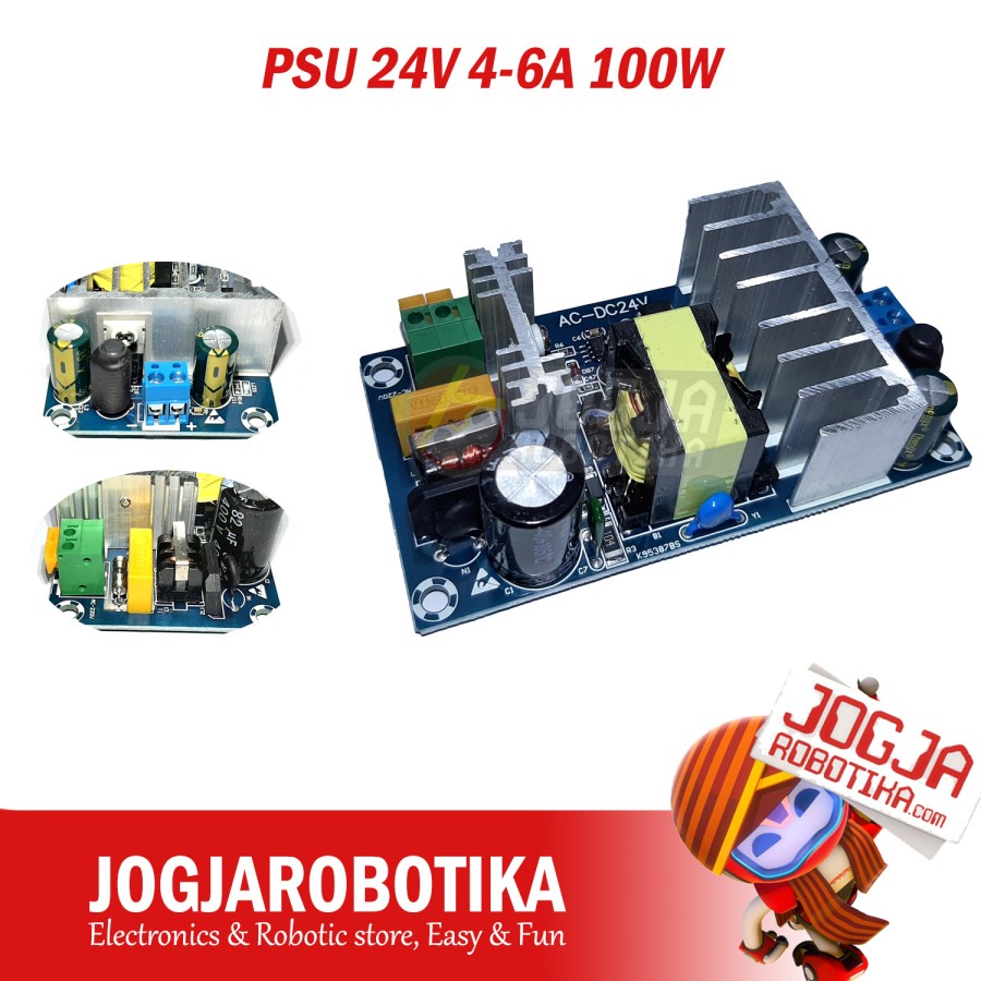 Jual Power Supply Switching 24V 4A - 6A Adaptor AC-DC PSU SMPS 24V 100W | Shopee Indonesia