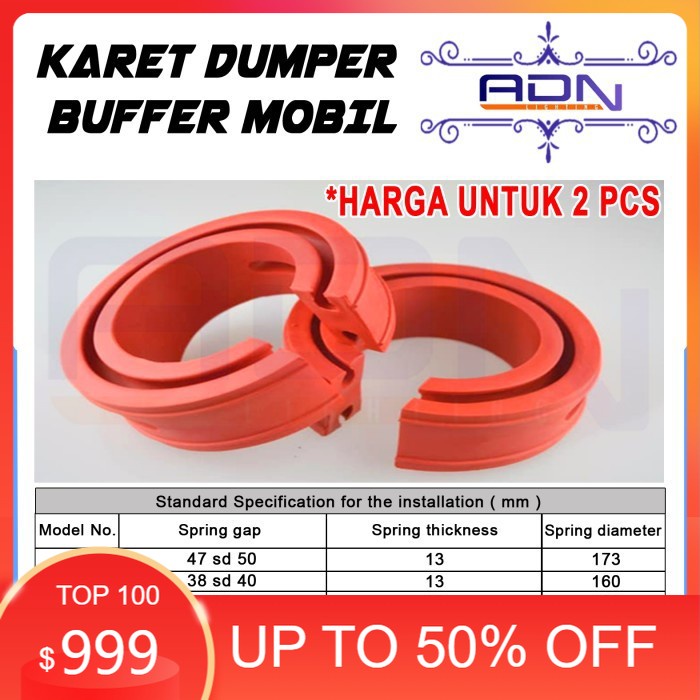 Jual Spring Buffer Karet Ban Per Ganjelan Mobil Size B+ C D E - B+ ( MP ...