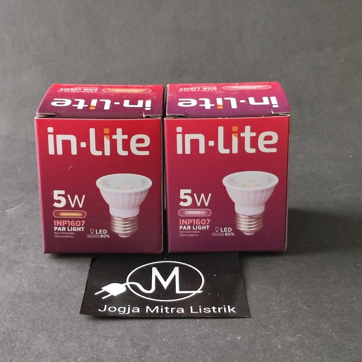 Jual LAMPU LED INLITE 5 WATT 220 VOLT/LED INP1607 FITING E27 (NO ...