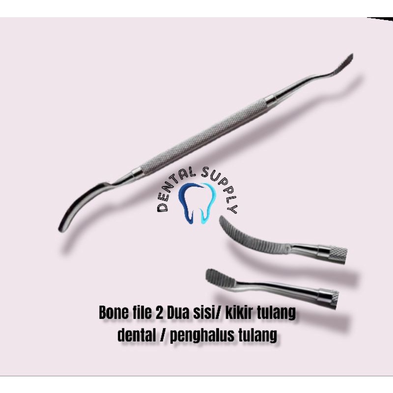 Jual Bone file 2 Dua sisi/ kikir tulang dental / penghalus tulang ...