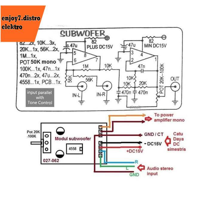 Jual Pcb Rangkaian Subwoofer Filter 4558 Bishele88 | Shopee Indonesia