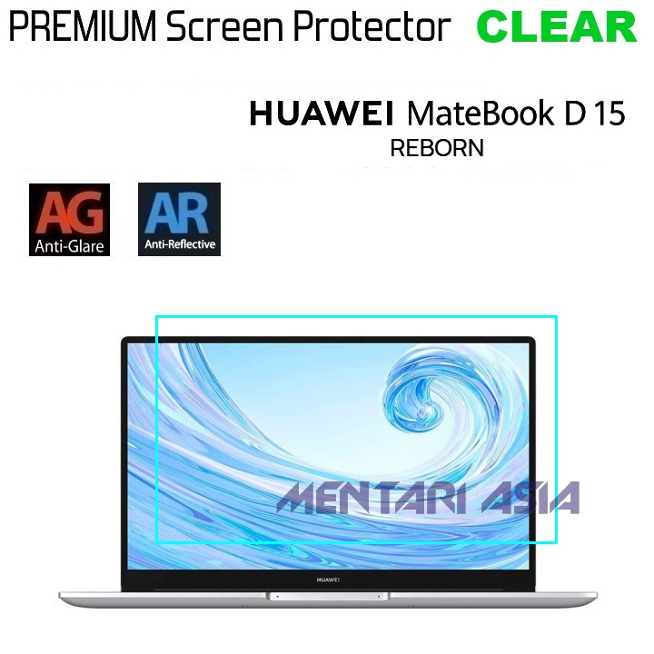 Jual Screen Protector HUAWEI MateBook D15 - PREMIUM CLEAR | Shopee ...