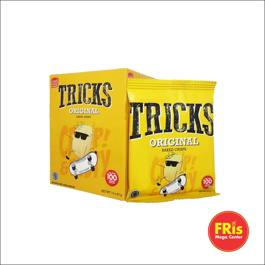 Jual TRICKS Baked Crisps Original / TRICKS Biskuit Kentang Rasa ...