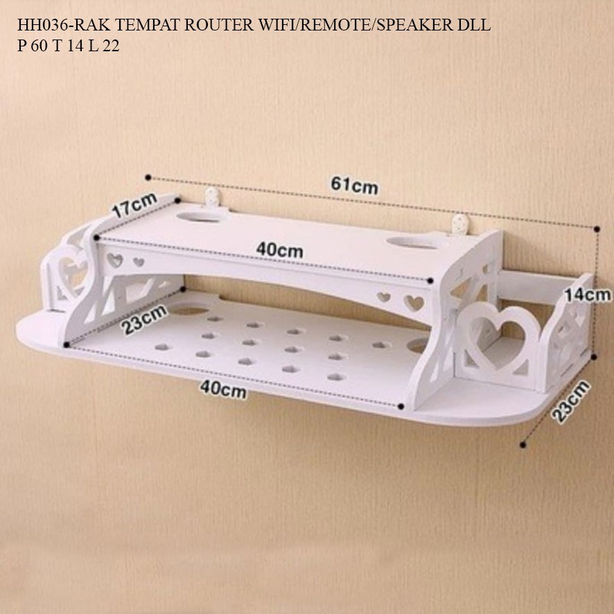 Jual Rak Dinding Tempat Router Wifi, Speaker, Remote Serbaguna | Shopee ...