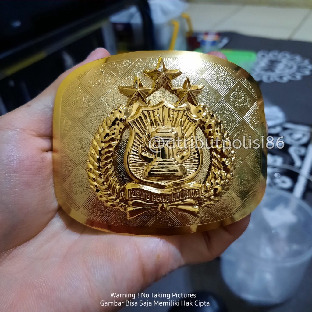 Jual kepala kopel polisi / bangkol kopel / kepala kopel tribrata ...