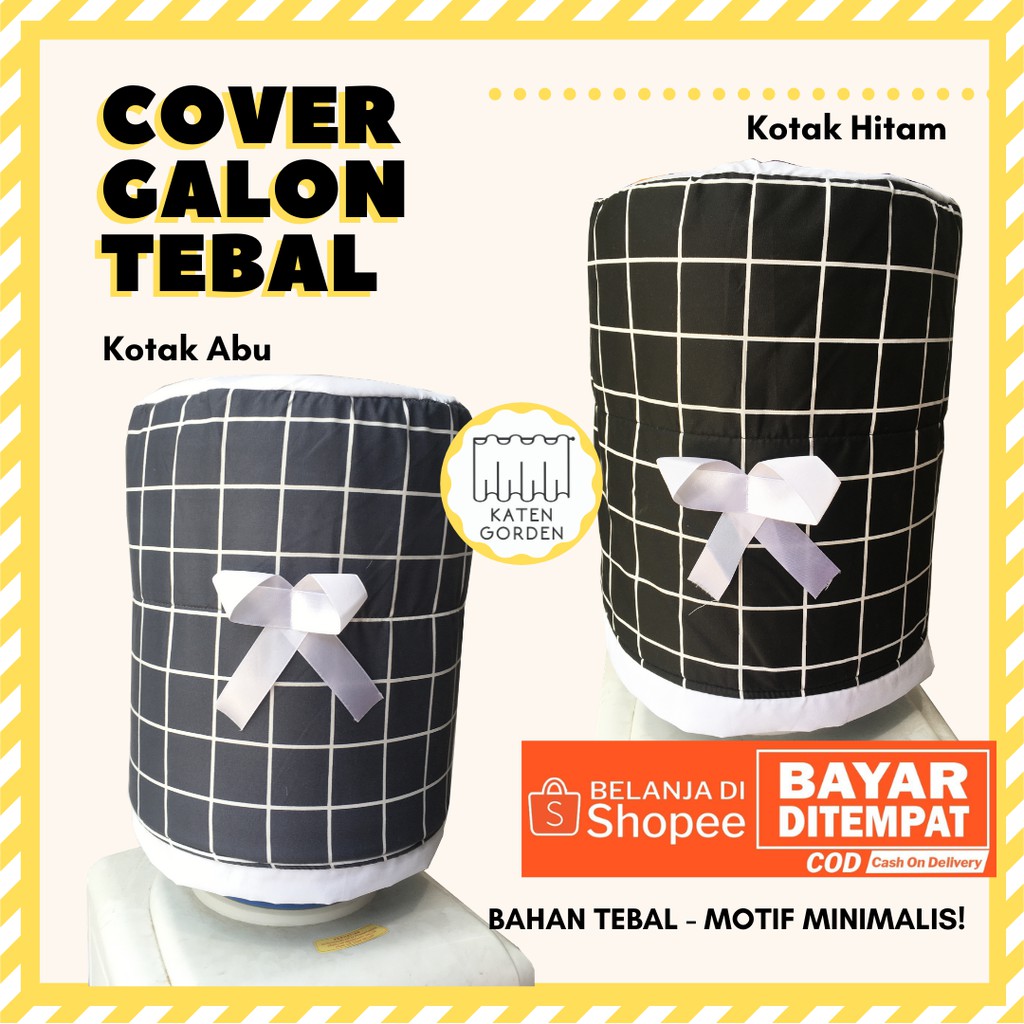 Jual COVER GALON MINIMALIS / PENUTUP GALON MOTIF MURAH / SARUNG GALON ...