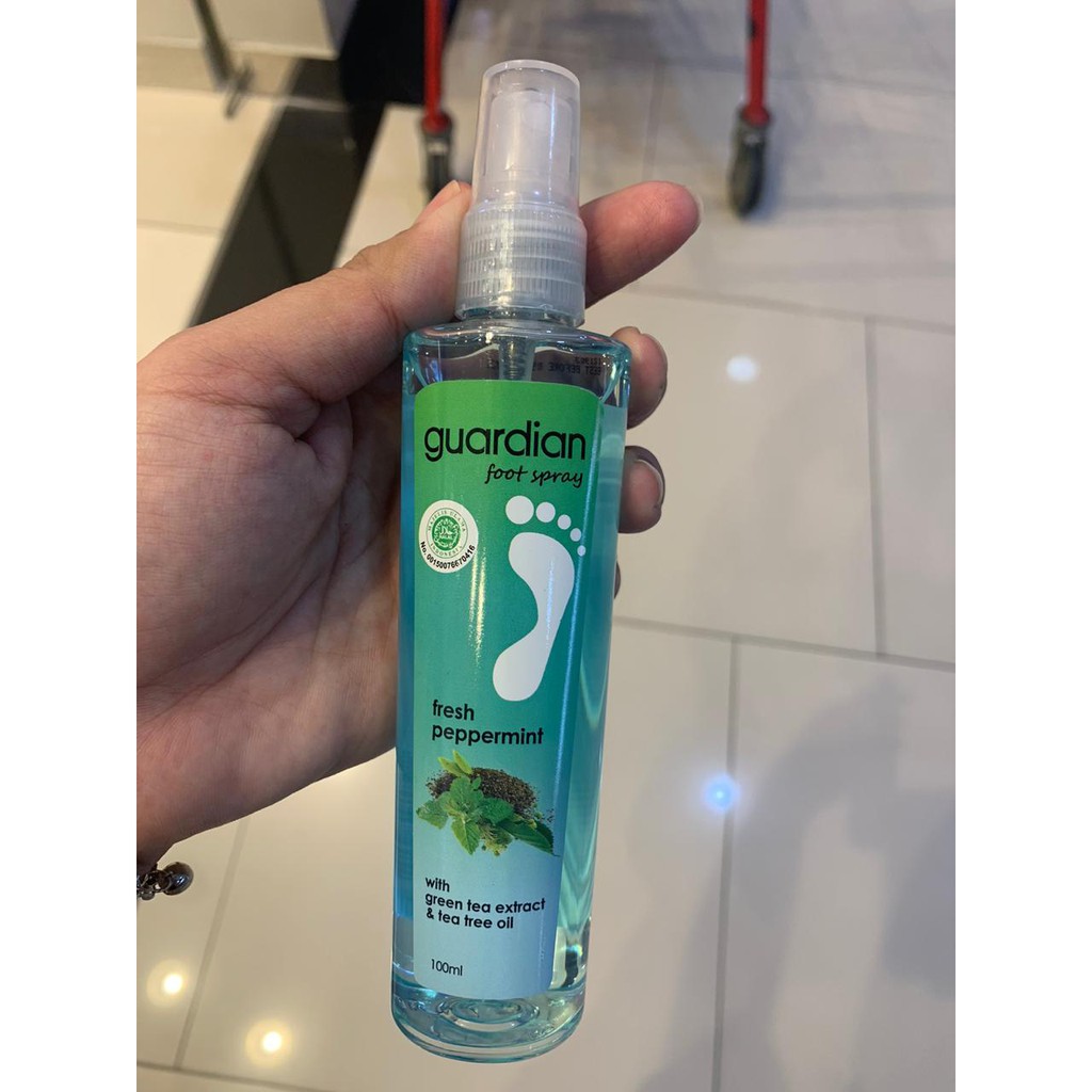 Jual GUARDIAN FOOT SPRAY FRESH PEPPERMINT 100 ML Indonesia|Shopee Indonesia