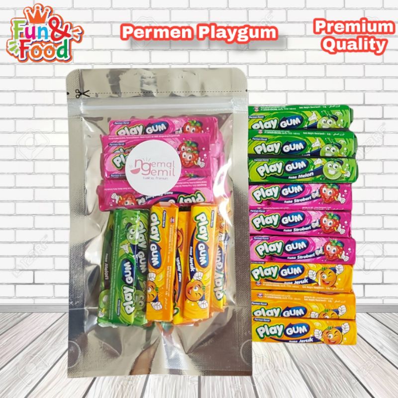 Jual Permen Karet Jadul Kualitas Premium Permen Karet Playgum Mixed ...