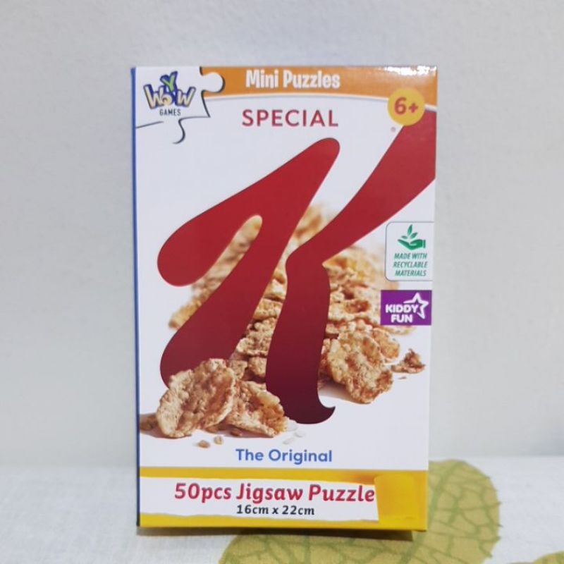 Jual 50 Pcs Mini Jigsaw Puzzle Kellogs Original Shopee Indonesia