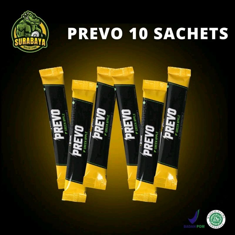 Jual Evolene Prevo 1 Sachet Pre Workout Pre-Workout BPOM HALAL PWO Pre ...