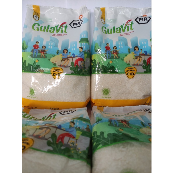 Jual Gula Pasir Gulavit 500 gram Gula Bervitamin C + D | Shopee Indonesia