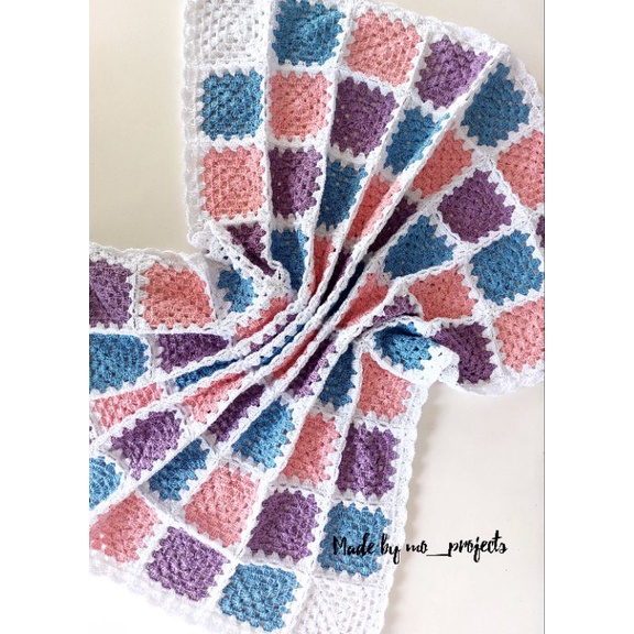Jual Selimut Bayi Rajut (crochet blanket) | Shopee Indonesia