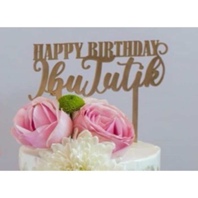 Jual Topper Cake Akrilik Custom | Shopee Indonesia