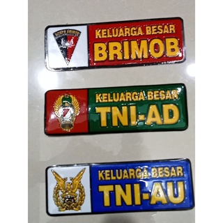 Jual Stiker plat mobil / TNI AL/Marinir/POMAL/TNI AU/TNI AD | Shopee ...