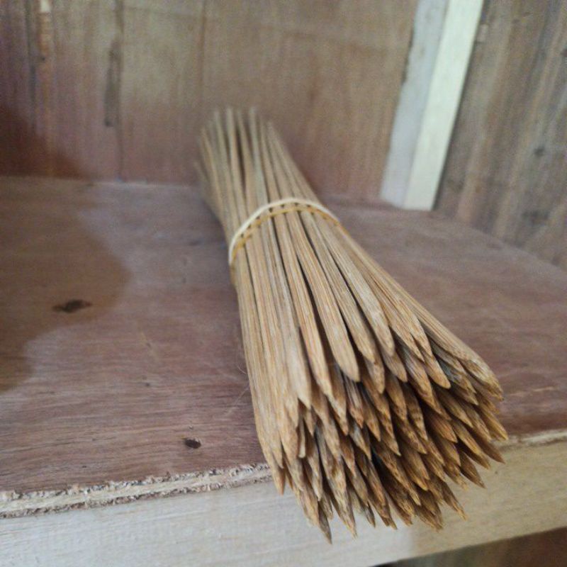 Jual Tusuk sate bambu panjang 50cm 50 cm isi 50pcs lidi stik bambu ...