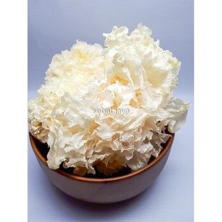 Jamur Putih salju / Bai Mu Er / Snow White Fungus / Yin er / 100g ...