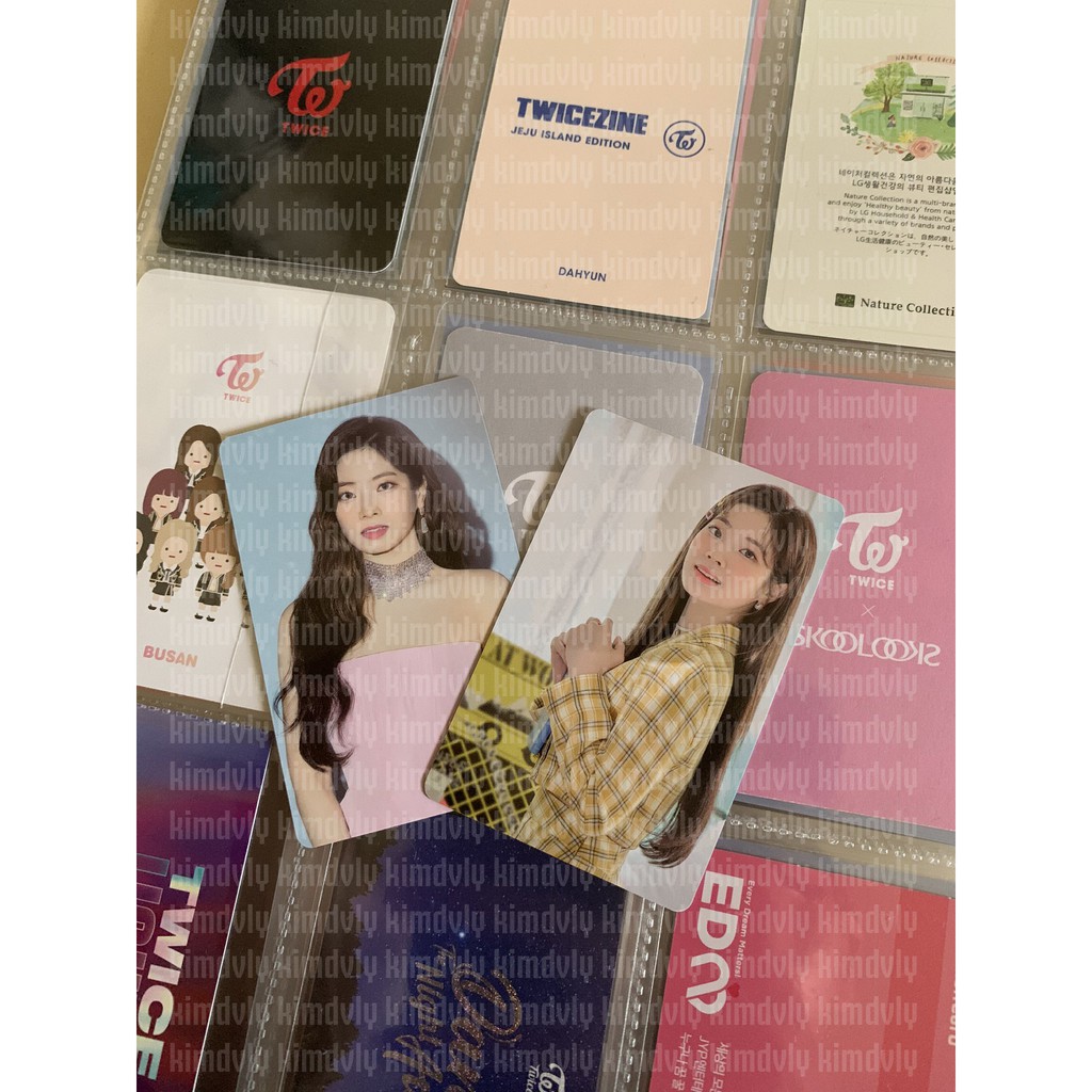Jual TWICE Official Photocard: Dahyun Japan 2021 Seasons Greetings (Set) | Shopee Indonesia