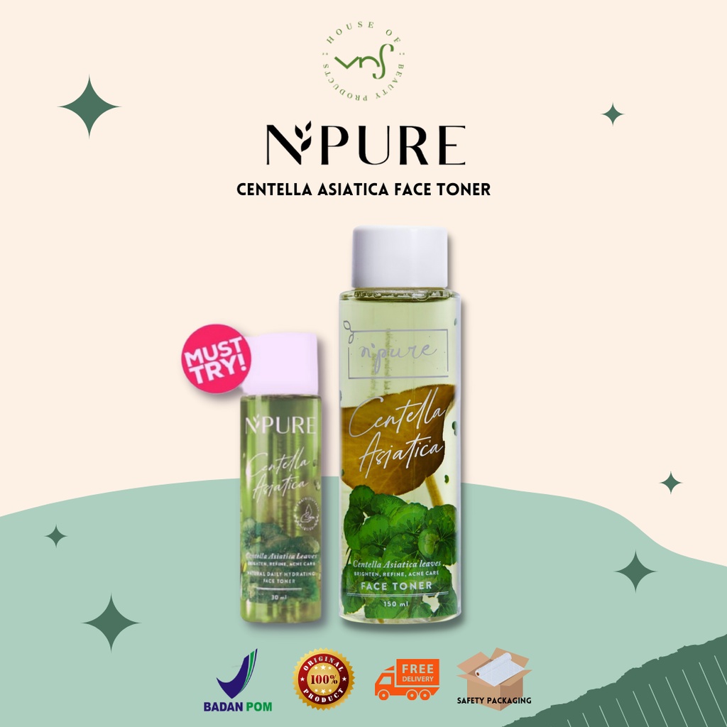 Jual NPURE Face Toner Centella Asiatica - Cica Series Indonesia|Shopee ...