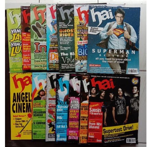 Jual majalah HAI Edisi Tahun 2007 majalah jadul Majalah bekas | Shopee Indonesia