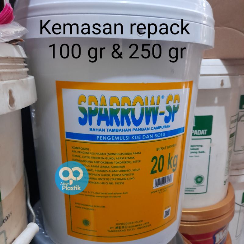 Jual sp /cake emulsifier sparrow 100 gr & 250 gr | Shopee Indonesia