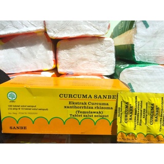 Jual CURCUMA SANBE HARGA PERSTRIP | Shopee Indonesia