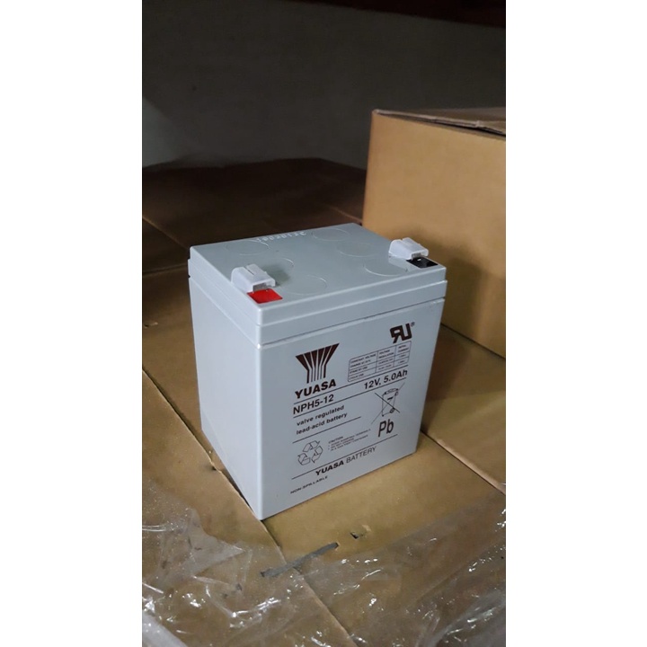 Jual Battery / VRLA / aki kering / baterai / Yuasa NPH 5-12 ( 5Ah 12 ...