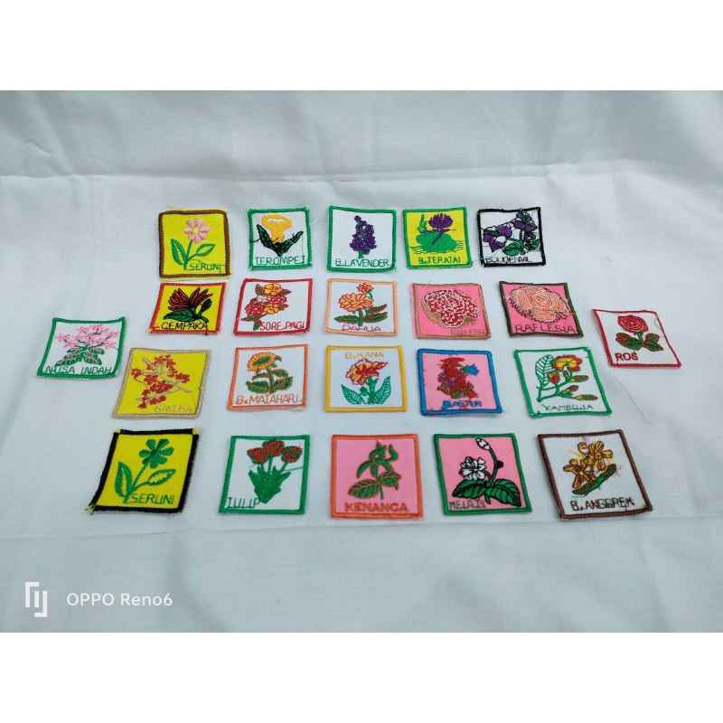 Jual Badge Tanda Regu Pramuka Lambang Bunga ( 1 PCS ) | Shopee Indonesia