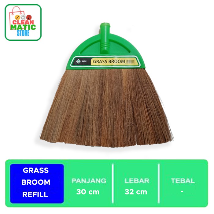 Jual Clean Matic - Kepala Grass Broom Refill | Shopee Indonesia