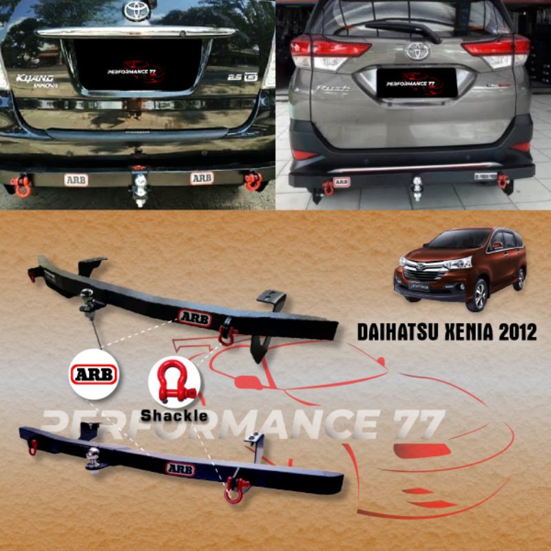 Jual Towing Bar ARB Besi Bumper Belakang Full Plus Anting Toyota All ...