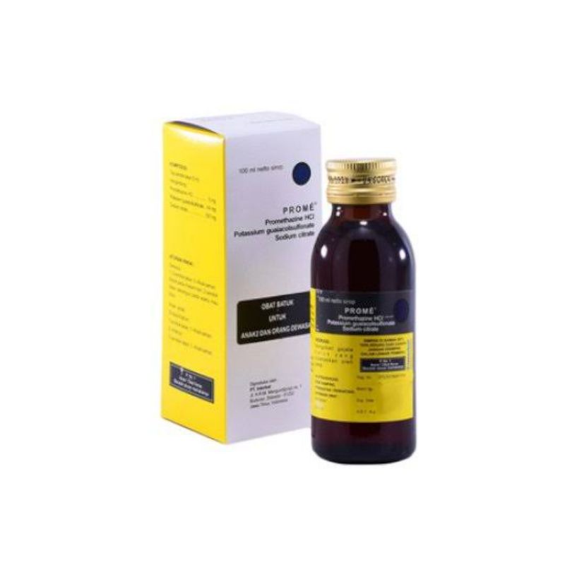 Jual prome sirup syrup syr 1000ml 100 ml obat batuk interbat / botol ...