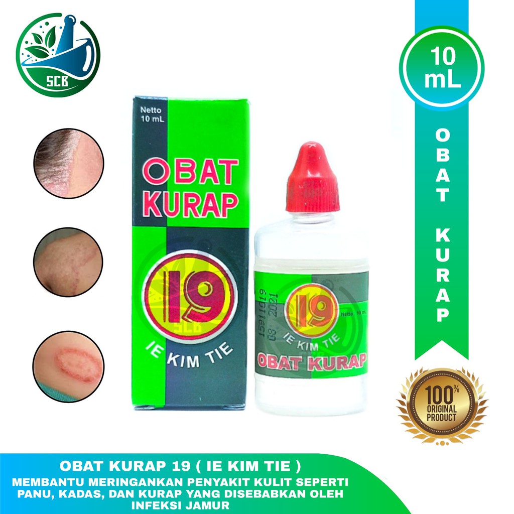 Obat Kurap 19 IE KIM TIE 10ml untuk panu kadas kurap | Shopee Indonesia