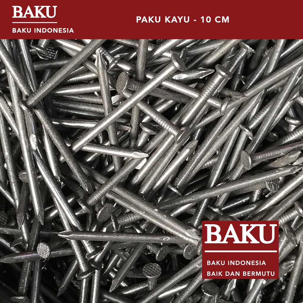 Jual Paku Kayu 10cm - 500gram (Paku Papan, Kaso, Balok, Paku Serbaguna ...