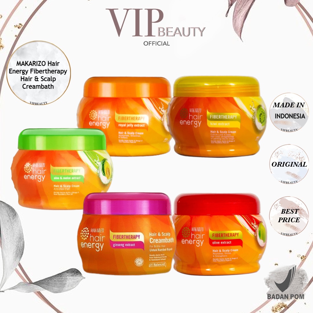 Jual MAKARIZO Hair Energy Fibertherapy Hair & Scalp Creambath 500ml ...