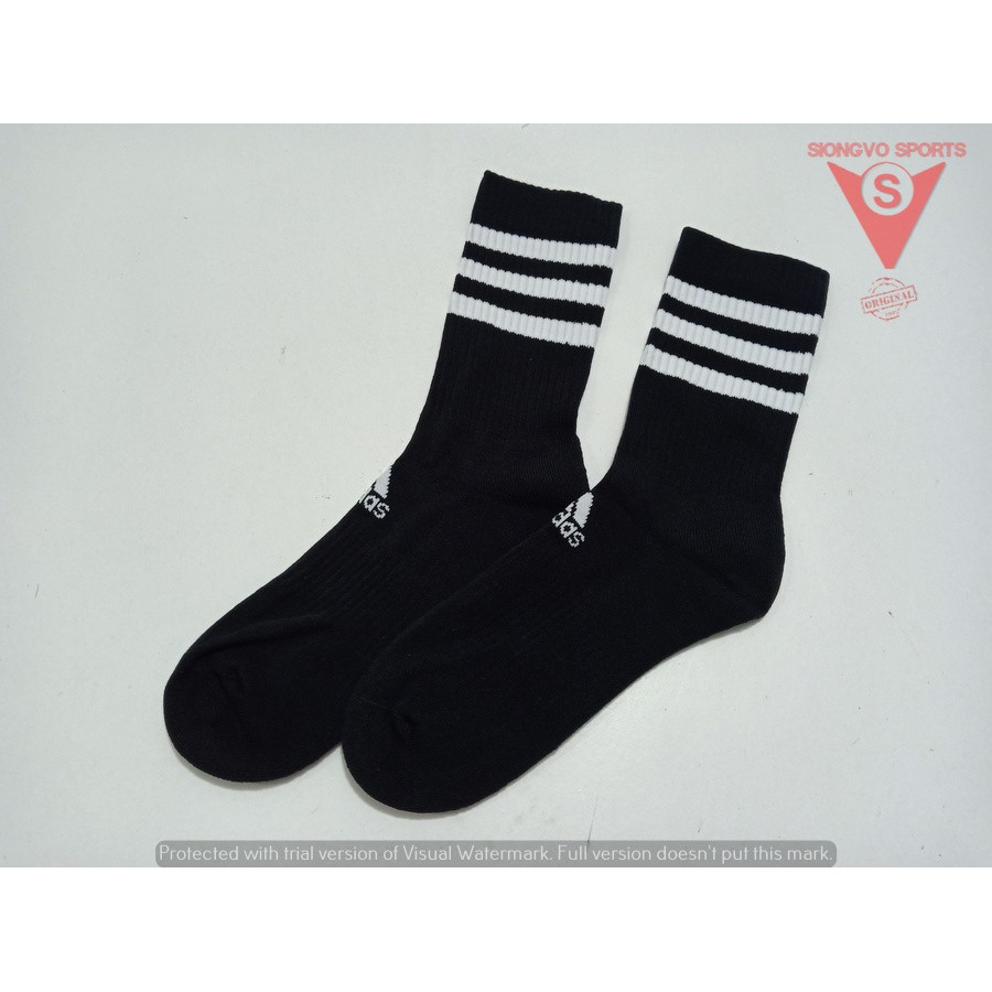 Jual KAOS KAKI - ADIDAS 3 STRIPES CUSHIONED CREW SOCKS ORIGINAL FH6629 ...