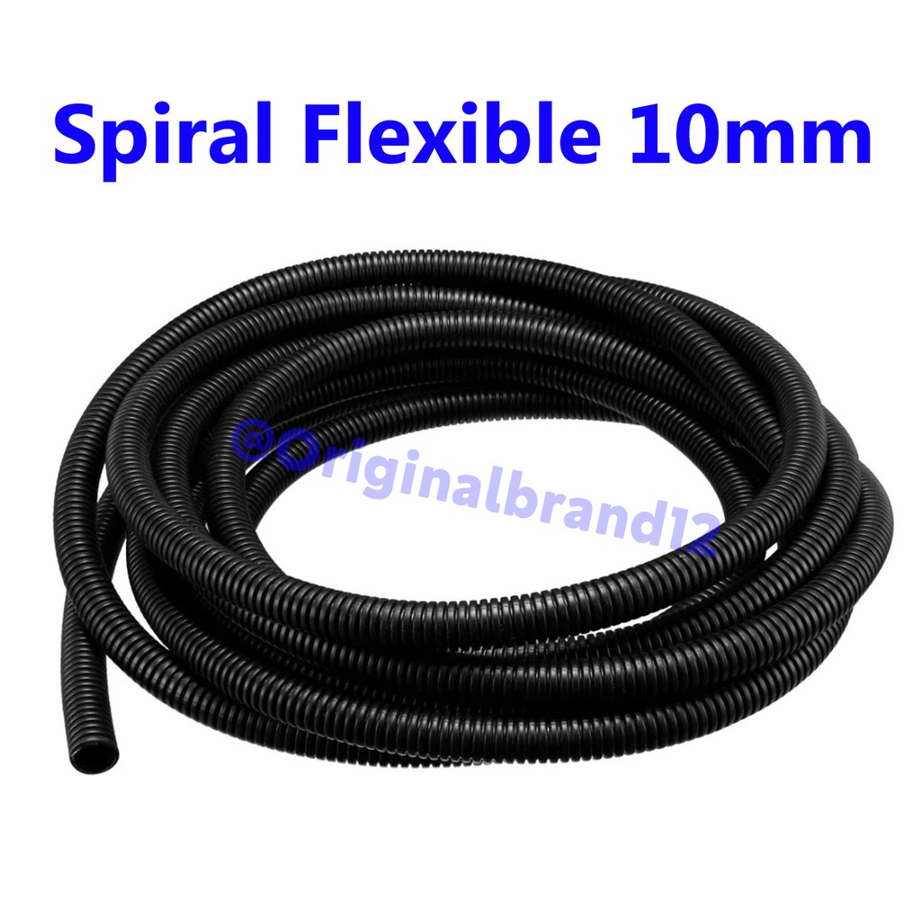 Jual Selang Spiral Flexible Belah 10mm Pengaman Kabel | Shopee Indonesia