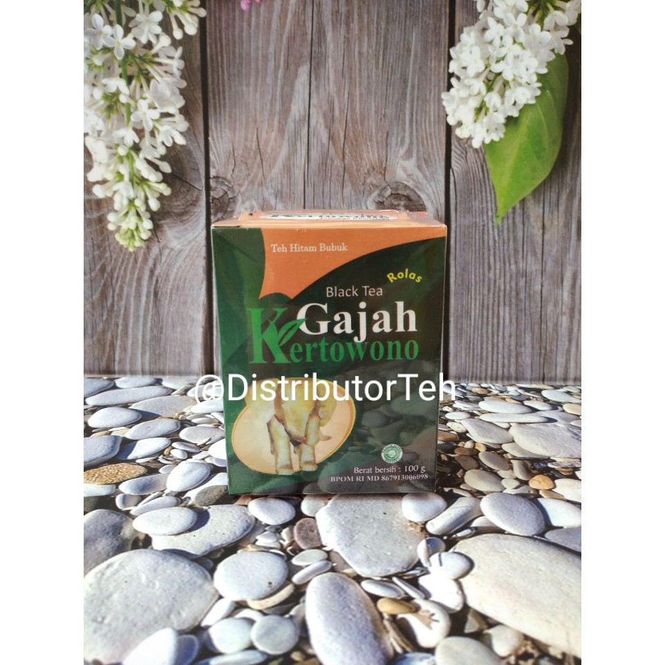 Jual Teh Hitam Cap Gajah Kertowono 100 gram - Rolas Teh Seduh - Black ...